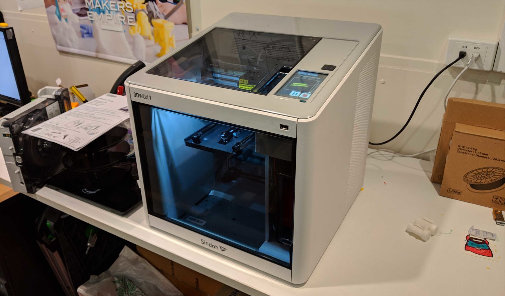 An Impressive New 3D Printer: Sindoh 3D Wox 1 Printer Review | Makers ...