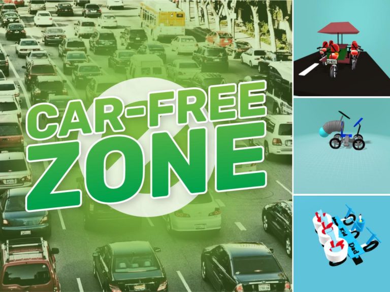 Winners of the Car-Free Zone 3D Design Competition | Design Thinking ...